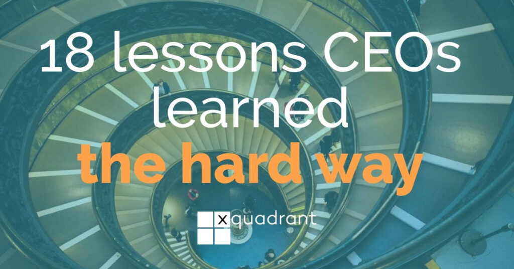 Mastering the CEO learning curve - Xquadrant